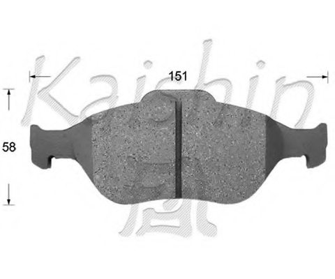 044650D050,TOYOT 04465-0D050 Brake Pad Set, disc brake for TOYOT