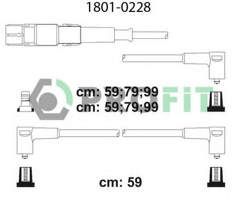 021905409J,VAG 021 905 409 J Ignition Cable Kit for VAG