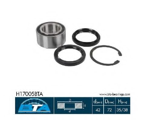 28015AA021,SUBAR 28015-AA021 Wheel Bearing Kit for SUBAR
