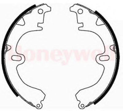 044950K060,TOYOT 04495-0K060 Brake Shoe Set for TOYOT