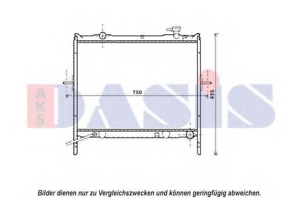 253103E710,KIA 253103E710 Radiator, engine cooling for KIA