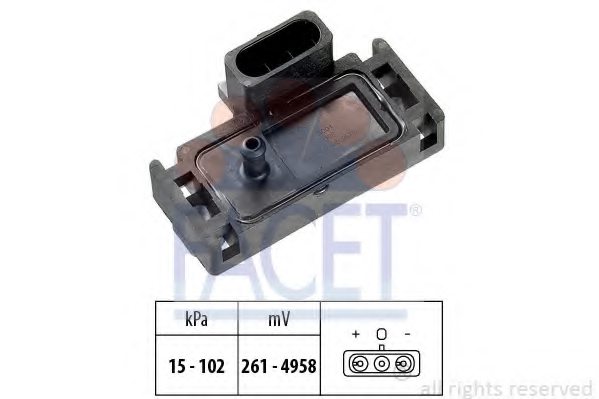 16137039,OEM 16137039 Manifold Pressure (MAP) Sensor for OEM