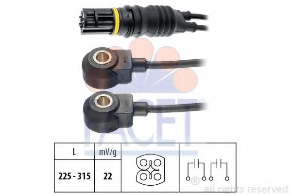 12141247993,OEM 12141247993 Knock (Detonation) Sensor for OEM