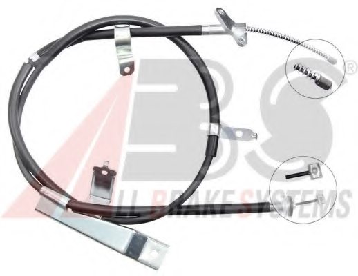 522510,OPEL 522510 Cable, parking brake for OPEL
