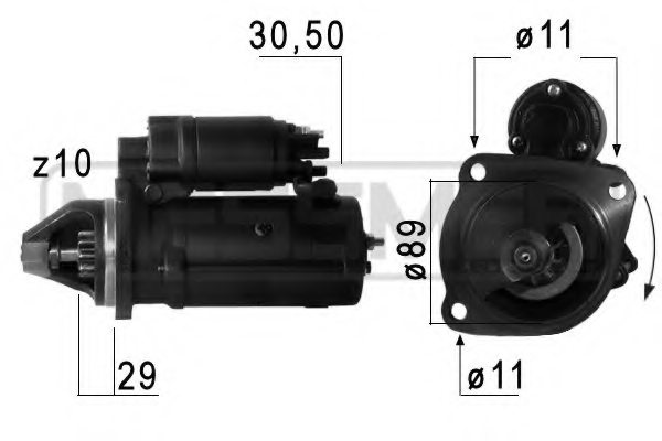 2873K634,PERKINS 2873K634 Starter for PERKINS