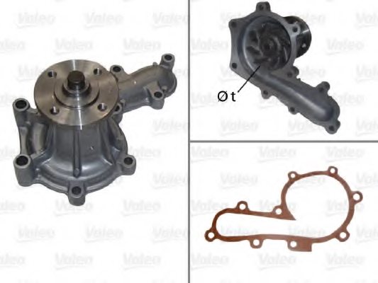 1610019235,TOYOT 16100-19235 Water Pump for TOYOT