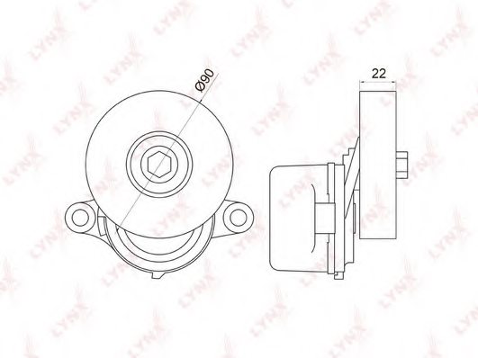 1754077E00,SUZUKI 1754077E00 Belt Tensioner for SUZUKI