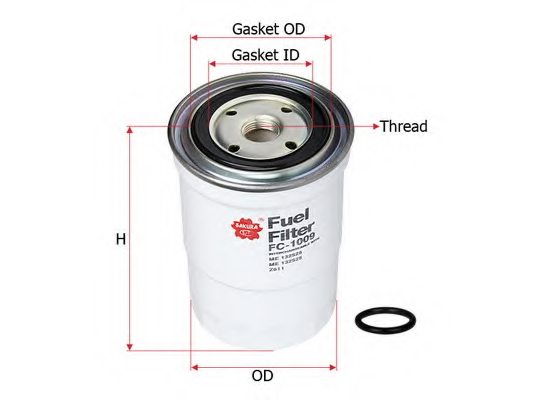 ME132526,MITSUBISHI ME132526 Fuel filter for MITSUBISHI