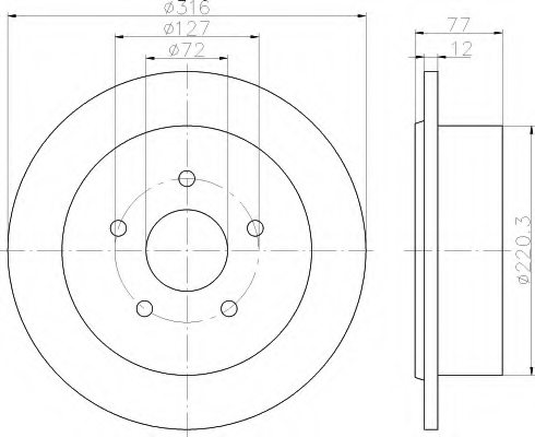 52060147AA,JEEP 52060147AA Brake Disc for JEEP