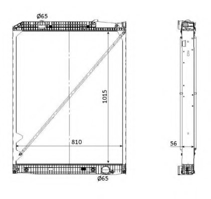 9425003503,MERCE 9425003503 Radiator, engine cooling for MERCE