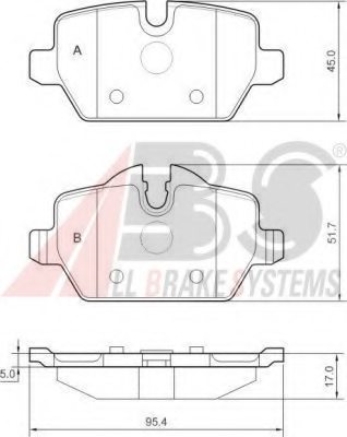 34216767145,BMW 34 21 6 767 145 Brake Pad Set, disc brake for BMW