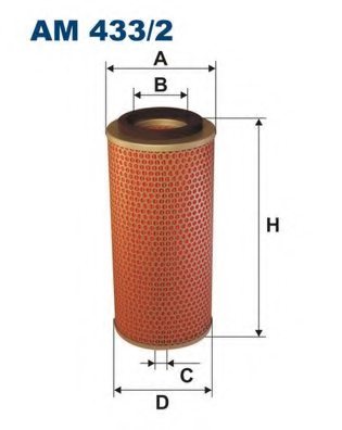 2813044000,HYUNDAI 28130-44000 Air Filter for HYUNDAI