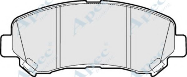 D1080JE00A,NISSA D1080JE00A Brake Pad Set, disc brake for NISSA