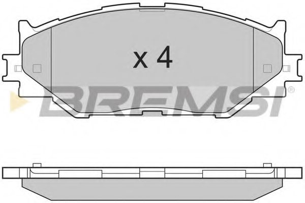 0446553020,LEXUS 04465-53020 Brake Pad Set, disc brake for LEXUS