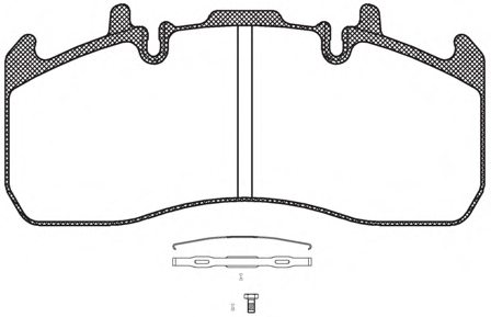 7421399915,RENAU 7421399915 Brake Pad Set, disc brake for RENAU