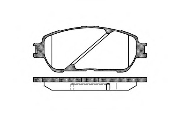 0446528510,TOYOT 04465-28510 Brake Pad Set, disc brake for TOYOT