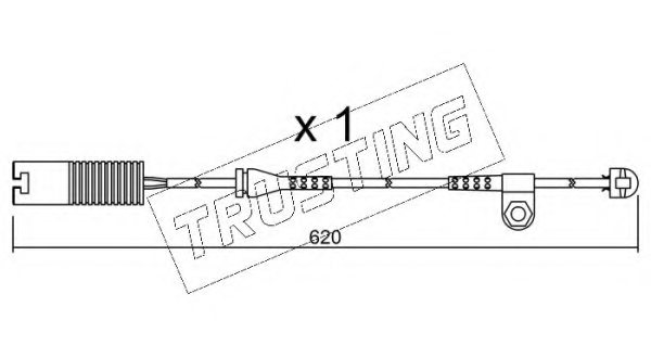 34351182065,BMW 34 35 1 182 065 Warning Contact, brake pad wear for BMW
