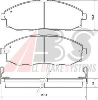 581014FA00,HYUNDAI 58101-4FA00 Brake Pad Set, disc brake for HYUNDAI