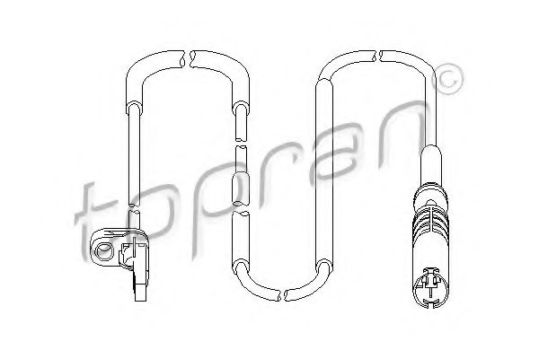 34526764610,BMW 34 52 6 764 610 Sensor, wheel speed for BMW