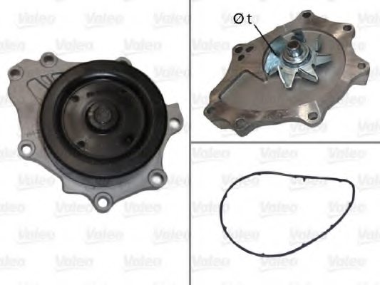 1610029495,TOYOT 16100-29495 Water Pump for TOYOT