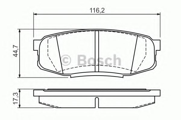 0446660140,TOYOT 0446660140 Brake Pad Set, disc brake for TOYOT