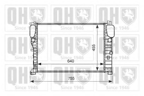 2115003402,MERCE 2115003402 Radiator, engine cooling for MERCE