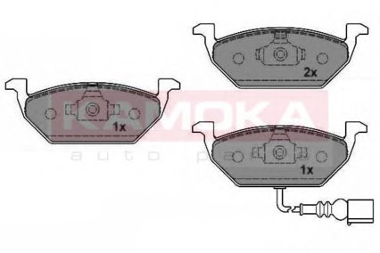 1J0698151G,VW 1J0698151G Brake Pad Set, disc brake for VW