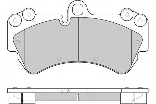 7L0698151,VW 7L0.698.151 Brake Pad Set, disc brake for VW