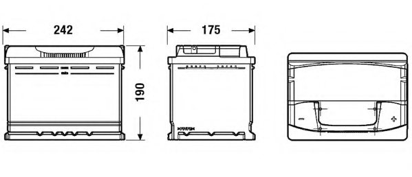 5K0915105E,VAG 5K0 915 105 E Starter Battery for VAG