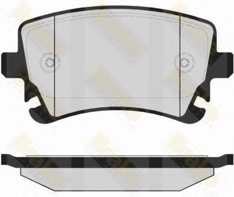 4F0698451C,VAG 4F0 698 451 C Brake Pad Set, disc brake for VAG