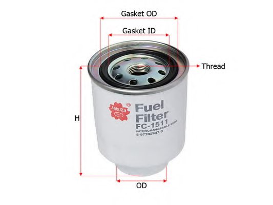 8972889470,ISUZU 8972889470 Fuel filter for ISUZU