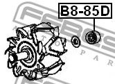 31111P08J02,HONDA 31111-P08-J02 Bearing for HONDA