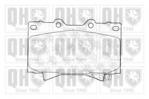 0446560160,TOYOT 04465-60160 Brake Pad Set, disc brake for TOYOT