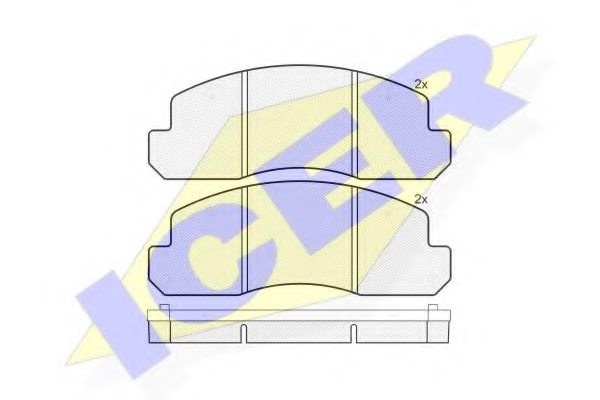 0446536090,TOYOT 04465-36090 Brake Pad Set, disc brake for TOYOT