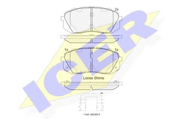 581012SA51,OEM 581012SA51 Brake Pad for OEM