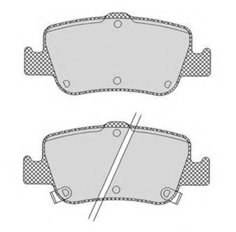 0446602181,TOYOT 04466-02181 Brake Pad Set, disc brake for TOYOT
