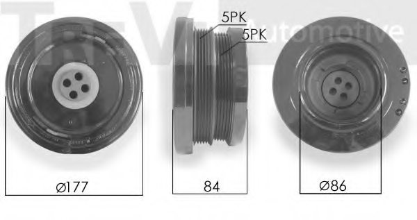 11232247890,BMW 11232247890 Belt Pulley, crankshaft for BMW