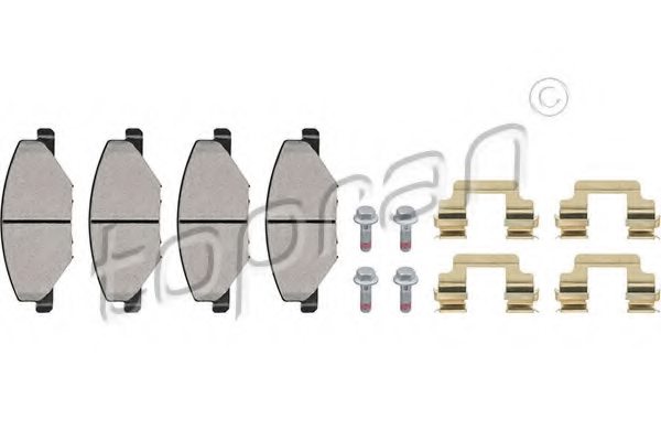 6RU698151,VW 6RU698151 Brake Pad Set, disc brake for VW