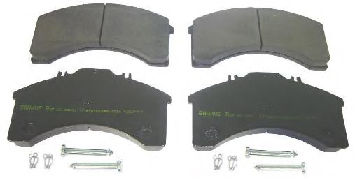 1906191,IVECO 1906191 Brake Pad Set, disc brake for IVECO