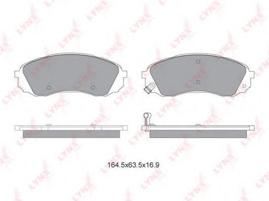 581014DA00,KIA 581014DA00 Brake Pad Set, disc brake for KIA