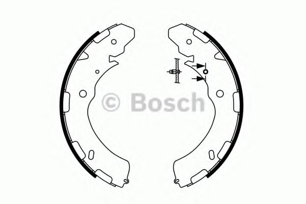 4600A122,MITSUBISHI 4600A122 Brake Shoe Set for MITSUBISHI