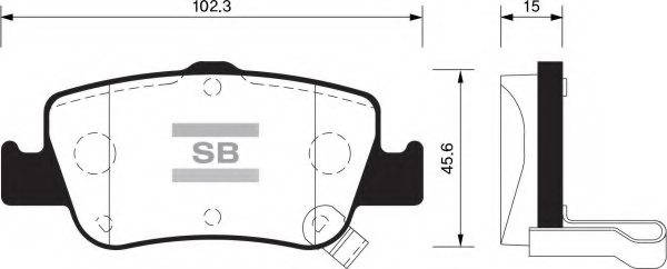 0446602181,TOYOT 04466-02181 Brake Pad Set, disc brake for TOYOT
