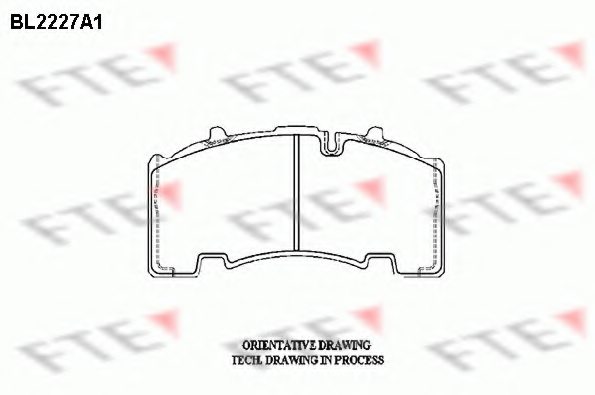 0980108160,BPW 0980108160 Brake Pad Set, disc brake for BPW