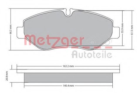 42555881,IVECO 42555881 Brake Pad Set, disc brake for IVECO