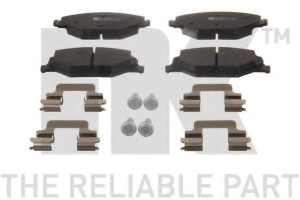 6RU698151,VW 6RU698151 Brake Pad Set, disc brake for VW