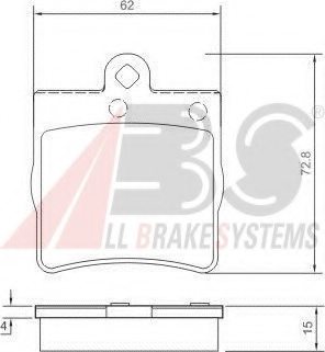 0024207420,MERCE 002 420 74 20 Brake Pad Set, disc brake for MERCE
