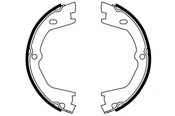 42535858,IVECO 42535858 Brake Shoe Set, parking brake for IVECO