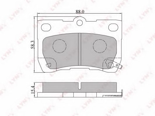 0446630230,TOYOT 04466-30230 Brake Pad Set, disc brake for TOYOT