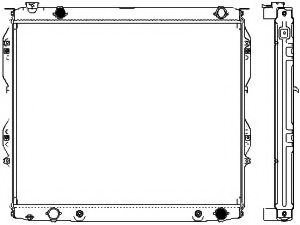164000F020,OEM 164000F020 Radiator for OEM
