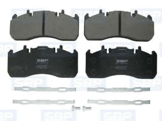 21496551,VOLVO 21496551 Brake Pad Set, disc brake for VOLVO